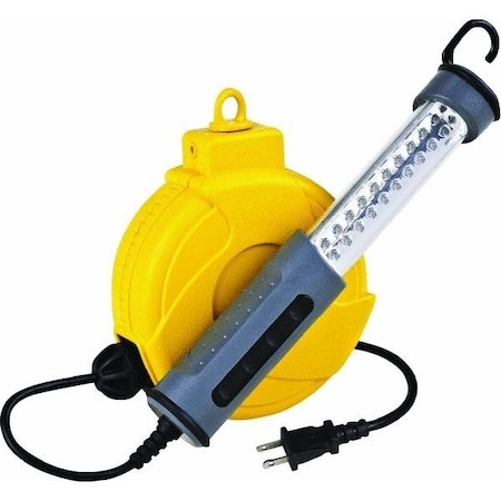 Alert Stamping & Mfg LED Work Trouble Light On 20' Retractable Reel 920LS | Zoro